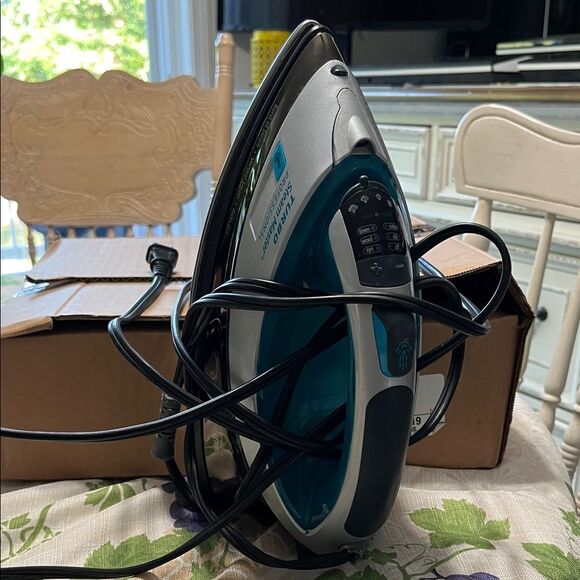 Other | Sunbeam Silver And Teal Steam Iron Turbo Steam Master ...